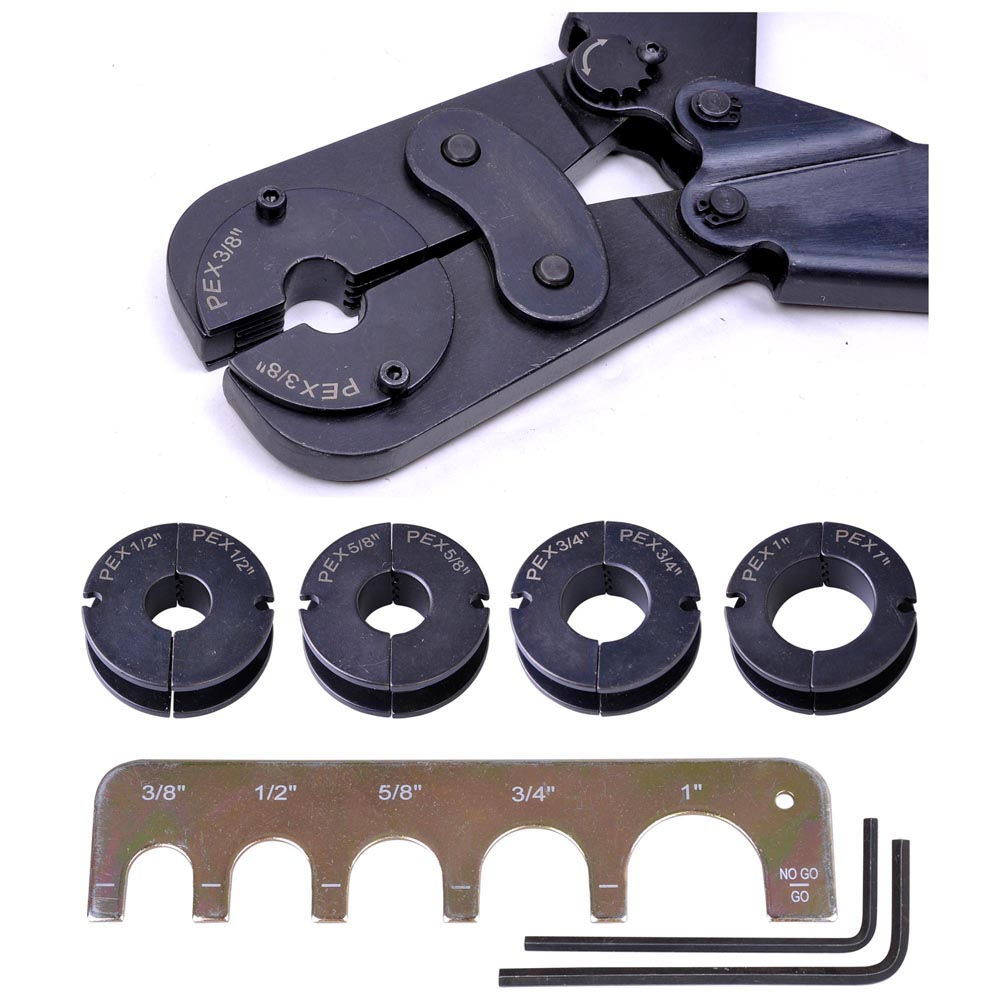 Thelashop Pex Crimper Crimping Tools Kit For 38 12 58 34 1