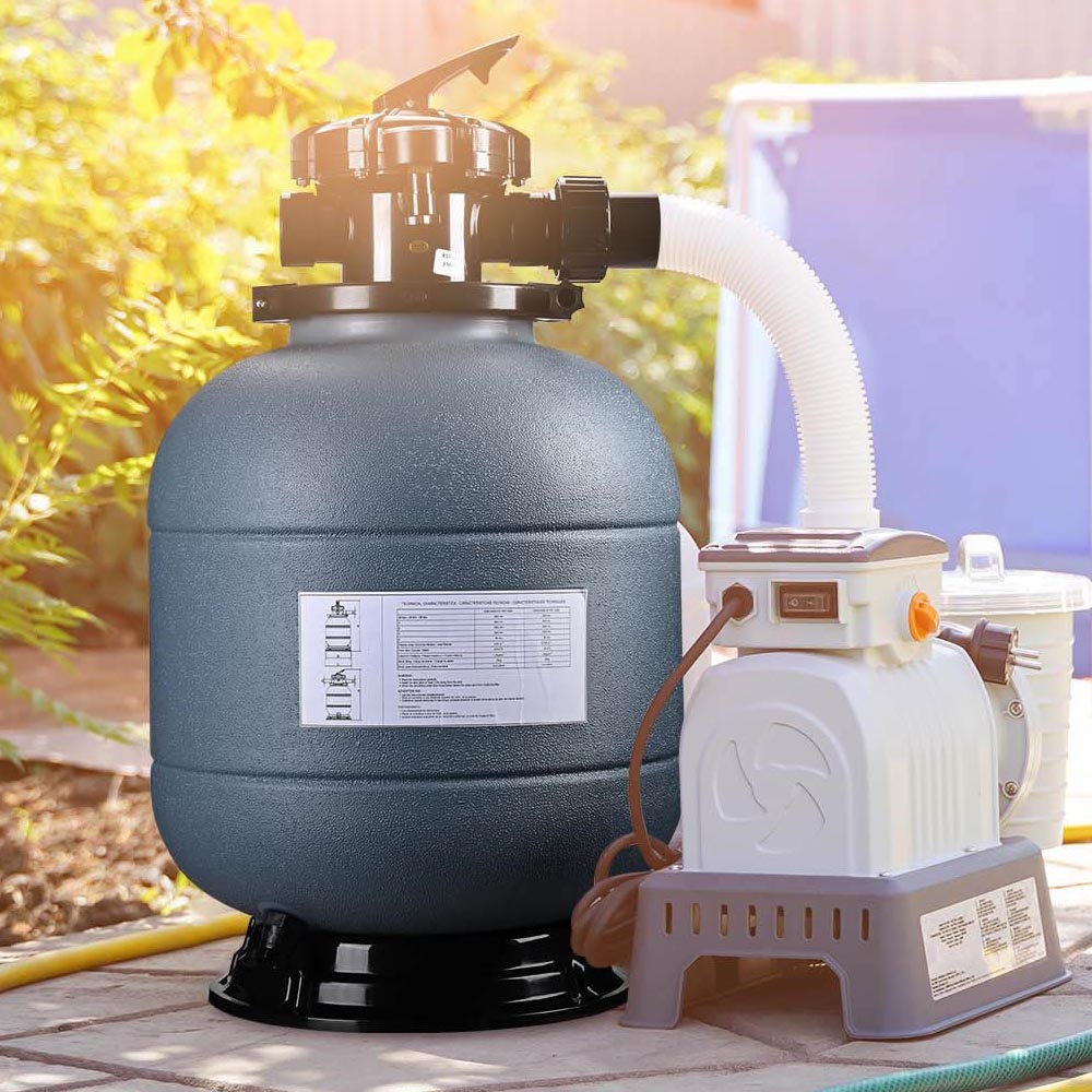 TheLAShop 16 In Above Ground Pool Sand Filter with Valve