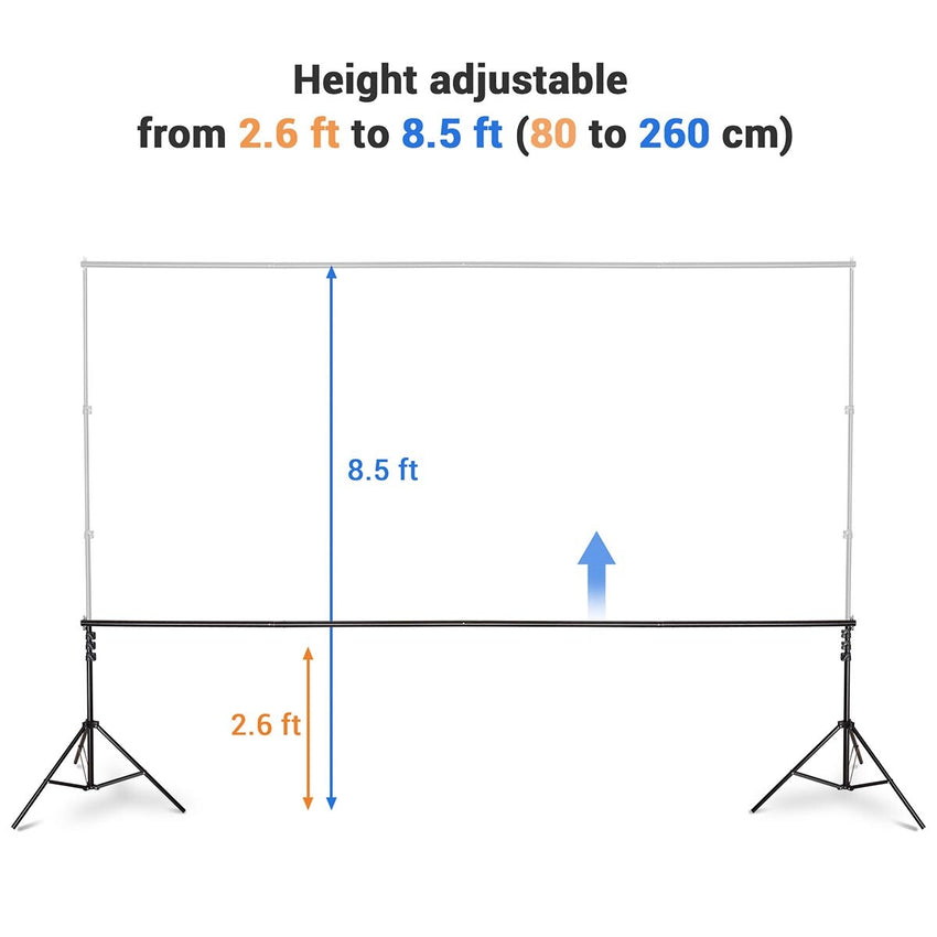 TheLAShop 8x10 ft Backdrop Stand for Party Decoration Baby Shower Deco
