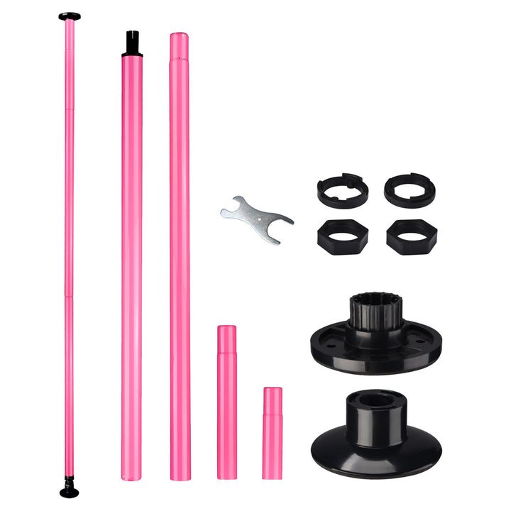TheLAShop Portable Dancing Pole 50mm Fitness Pole Dance Kit Pink ...