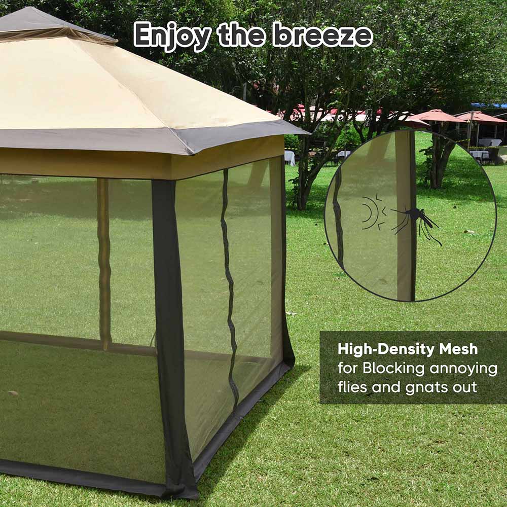 TheLAShop 11x11 ft Pop Up Gazebo with Netting UV30+ – TheLAShop.com
