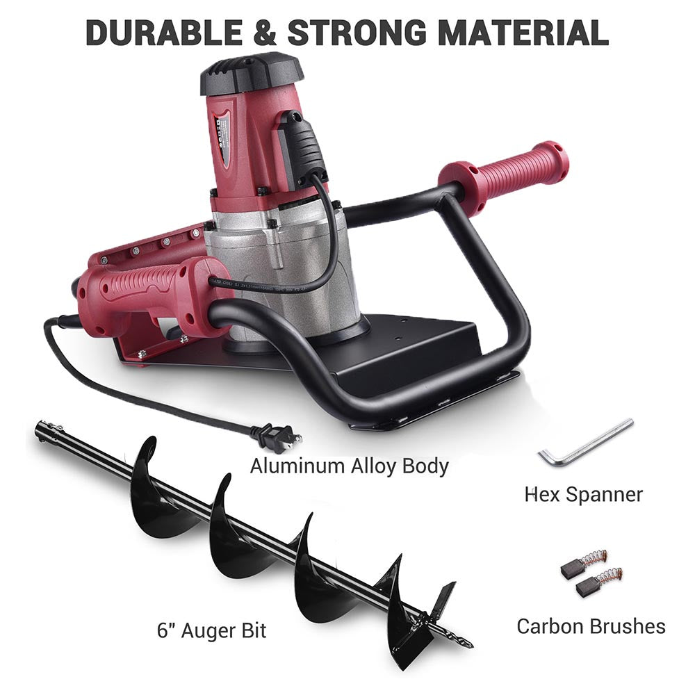 Post hole auger for electric drill store