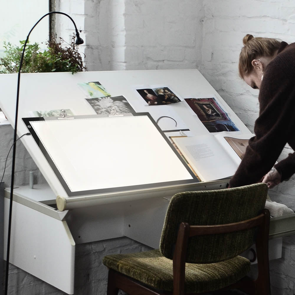 TheLAShop A2 Tracing Light Box Dimmable Drawing Stencil Board 23"