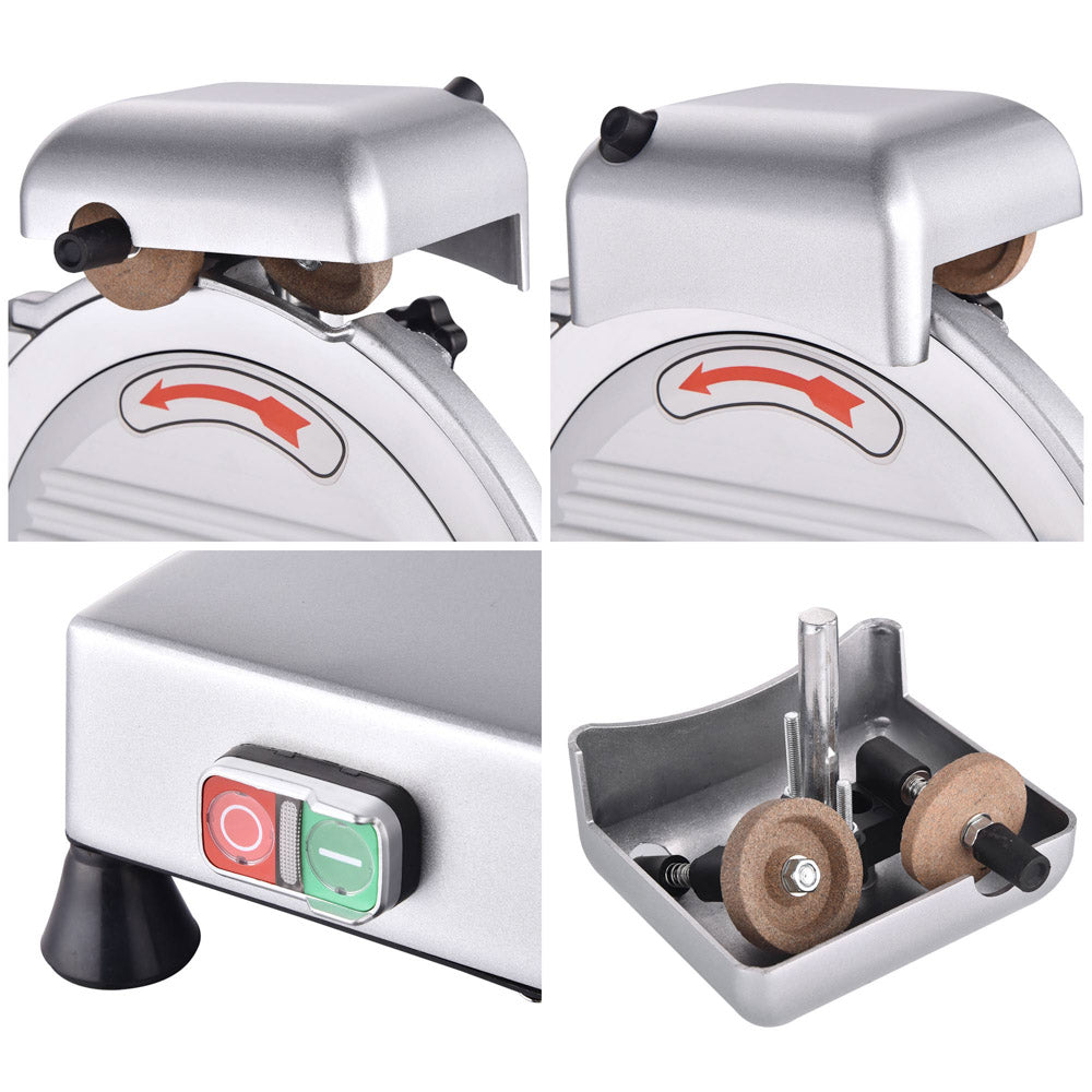 TheLAShop 10" Commercial Electric Meat Slicer Butcher Food Slicer ...