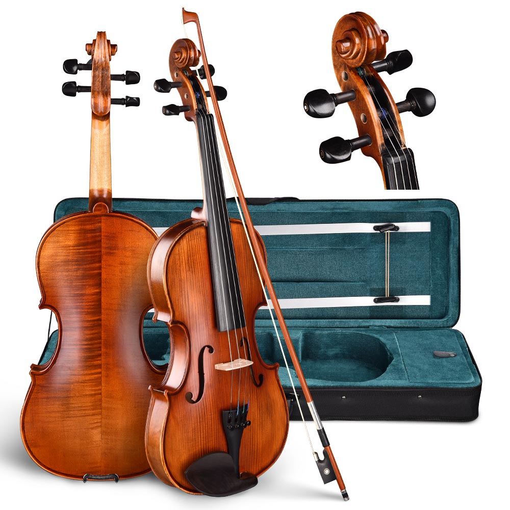Vif BV200A 4/4 Full Size Maple Wood Student Violin with Bow Case ...