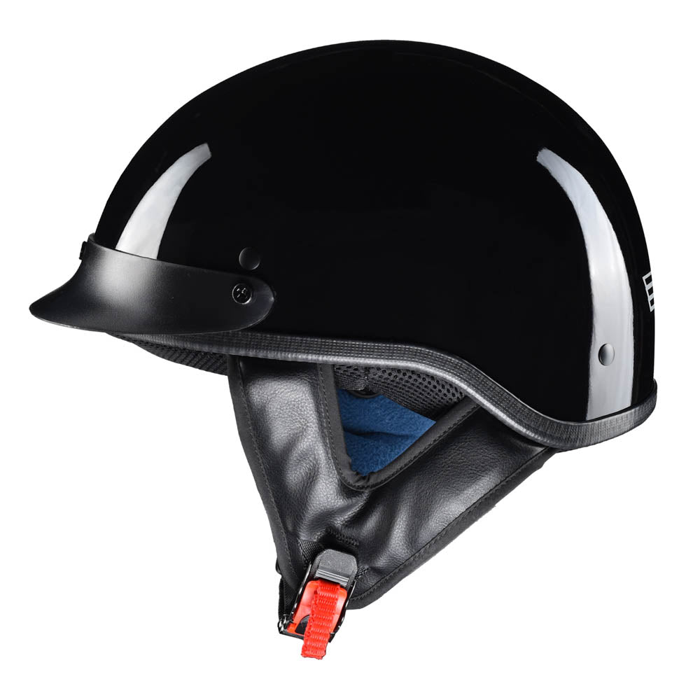TheLAShop Helmet RUN-C Half Helmet DOT Glossy Black – TheLAShop.com