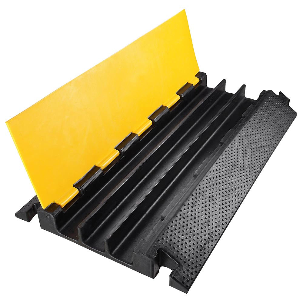 TheLAShop 3-channel Cable Protector Ramp Warehouse Sidewalk Traffic 2"