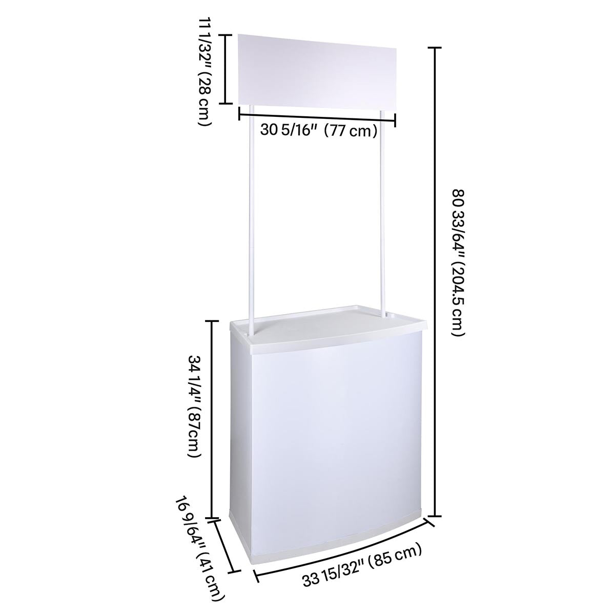 TheLAShop Trade Show Portable Promotional Counter Table Booth Display