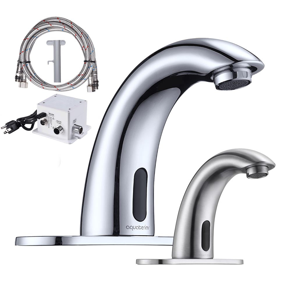 Aquaterior 5" Touchless Bathroom Faucet Motion Sensor Faucet