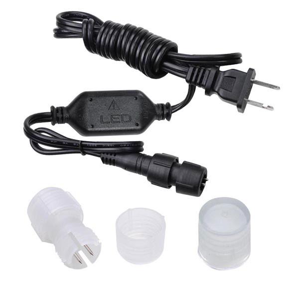 TheLAShop 10 Sets LED Rope Lighting Connectors & Power Cords ...